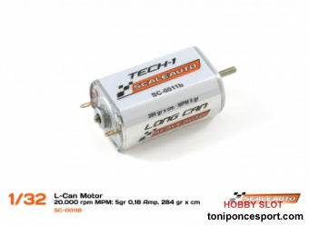 Motor SC-11: 20.000 rpm L-can MPM: 5 gr. 0,18 Amp. 284 gr *cm – Hobby ...